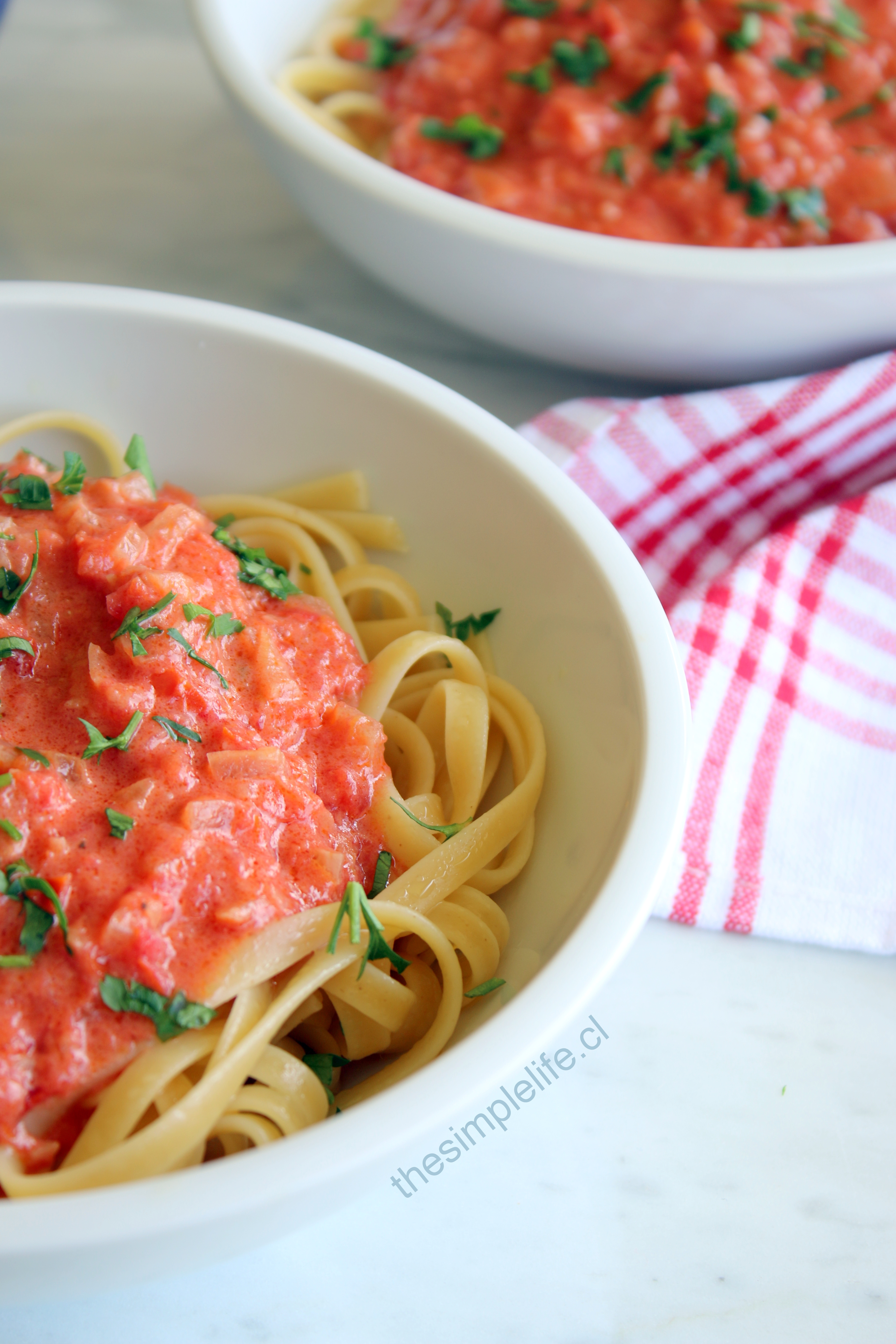 Spaghetti con Salsa de Vodka. | The Simple Life®